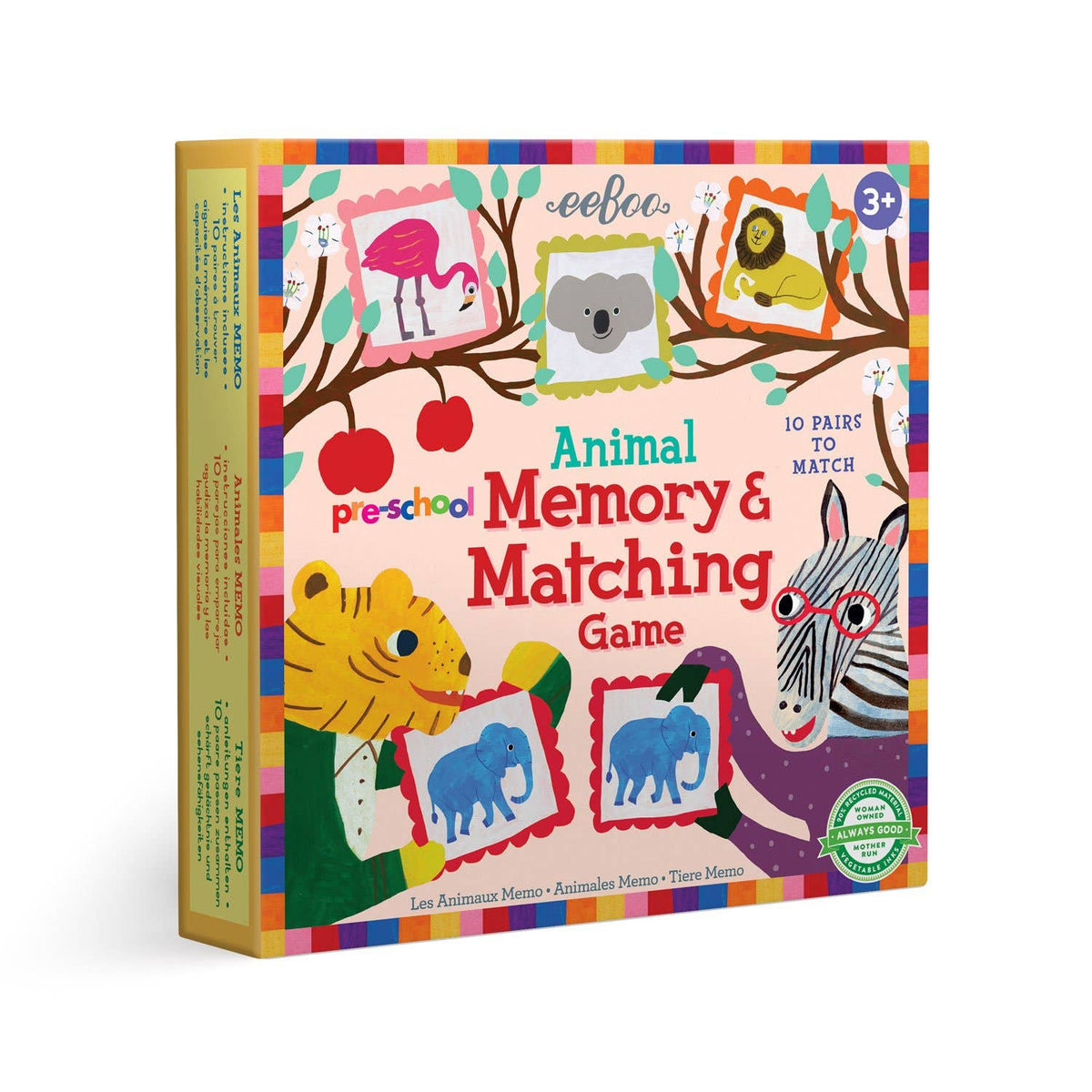 Pre-School Animal Memory & Matching Game – Aiden + Ollie