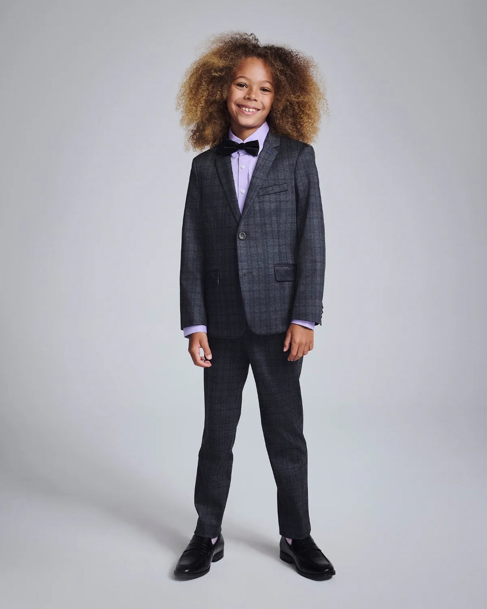 Gentleman's Plaid Stretchy Mod Suit – Aiden + Ollie