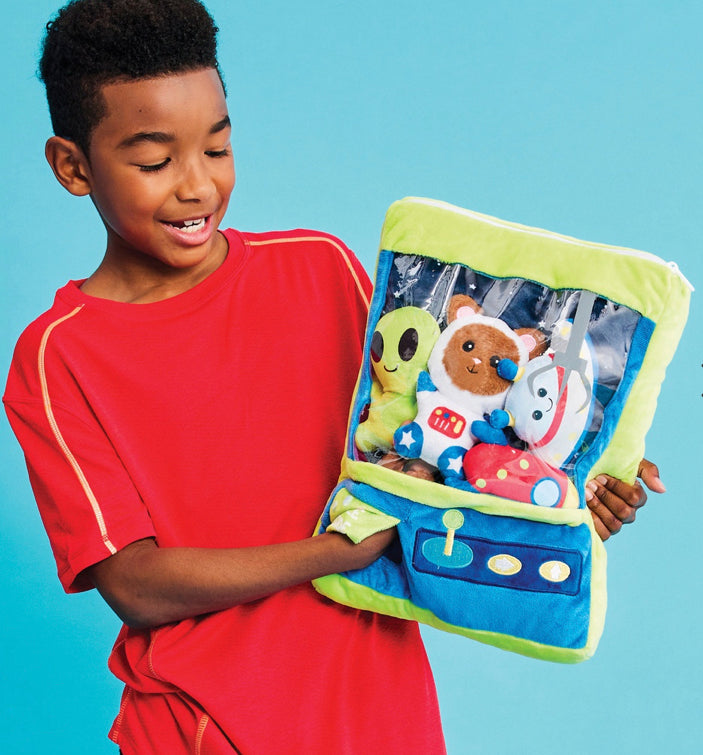 Out Of This World Claw Machine Fleece Plush – Aiden + Ollie